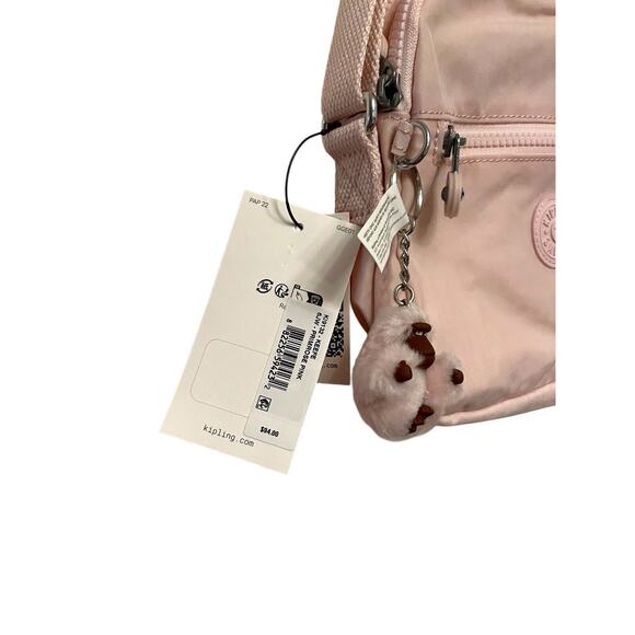 Kipling | Bags | Kipling Keefe Crossbody Bag Soft Blush Pink Dual ...